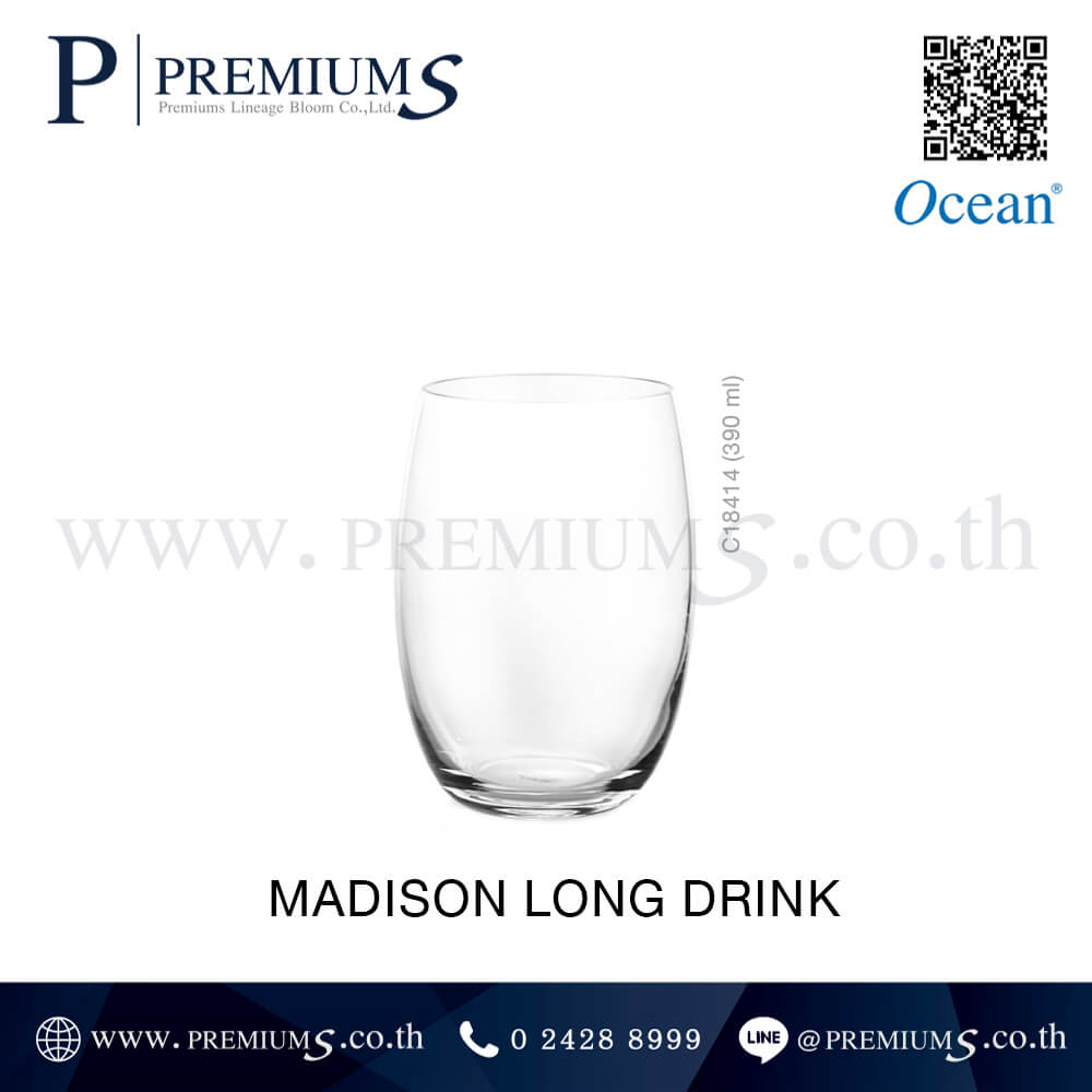 แก้วน้ำ ปากบาง Ocean รุ่น MADISON LONG DRINK