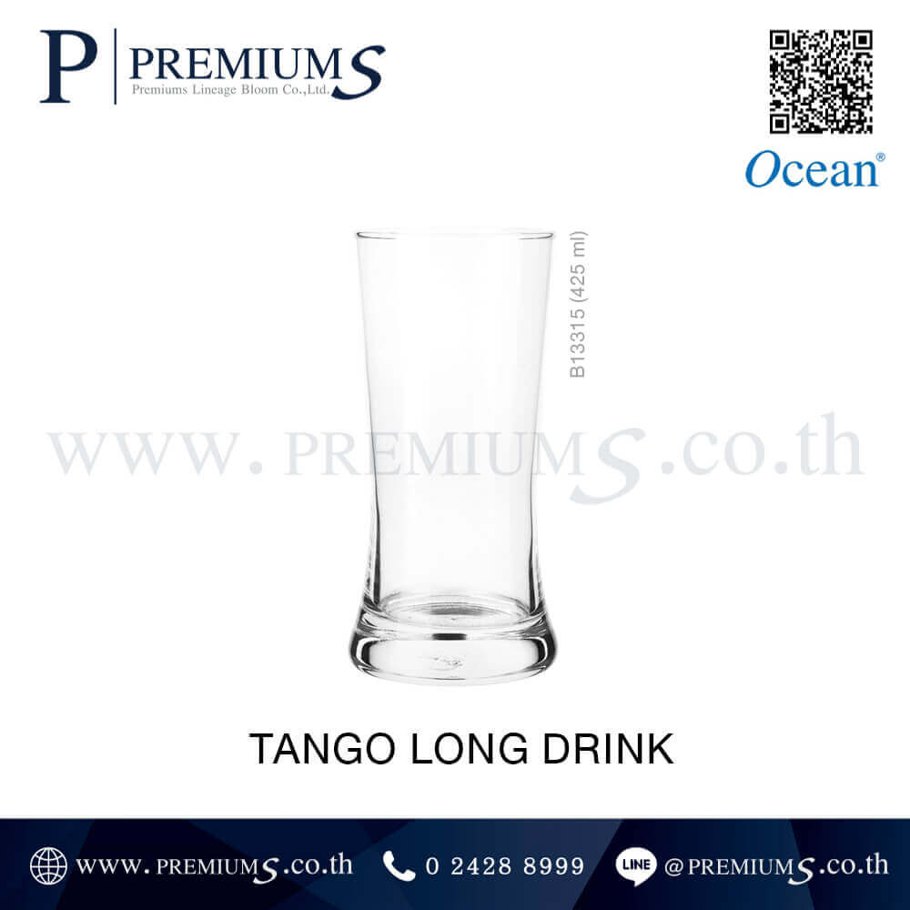 แก้วน้ำดื่ม แก้วใสใส่น้ำส้ม ทรงสูง - Ocean รุ่น TANGO LONG DRINK
